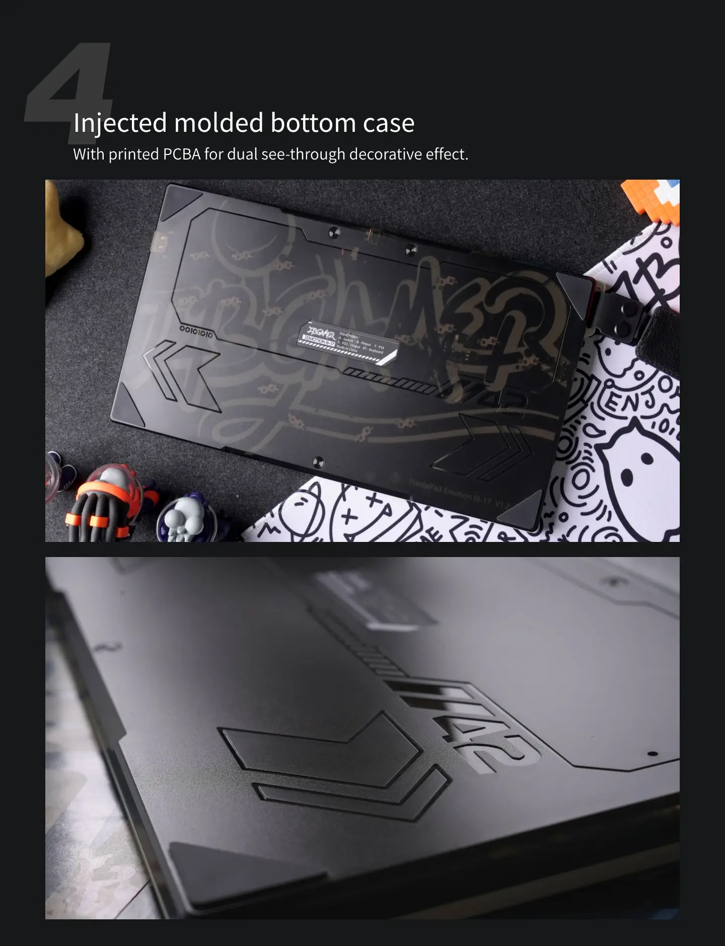 HautePad Emotion III-17 Hitbox Leverless Controller - TBGAMER